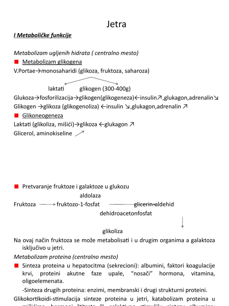 Jetra Biohemija | PDF