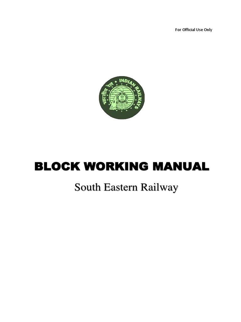 Block Working Rule | PDF | Transport Infrastructure | Rail Infrastructure