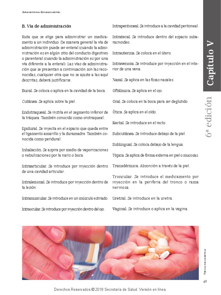 Formas Farmaceuticas Feum | PDF | Inyección (medicina) | Cuidado de la ...