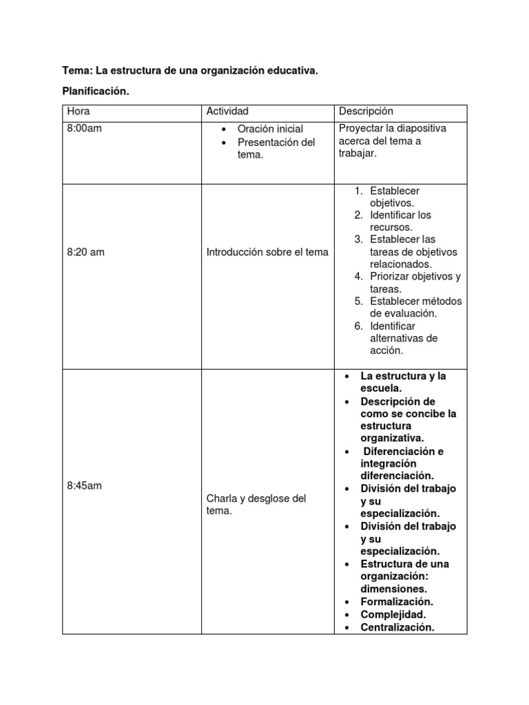 Actividad 4.1. Programa de La Actividad | PDF