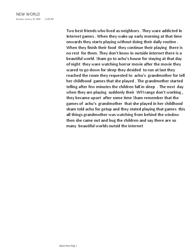 Friends Rediscover Childhood Games | PDF