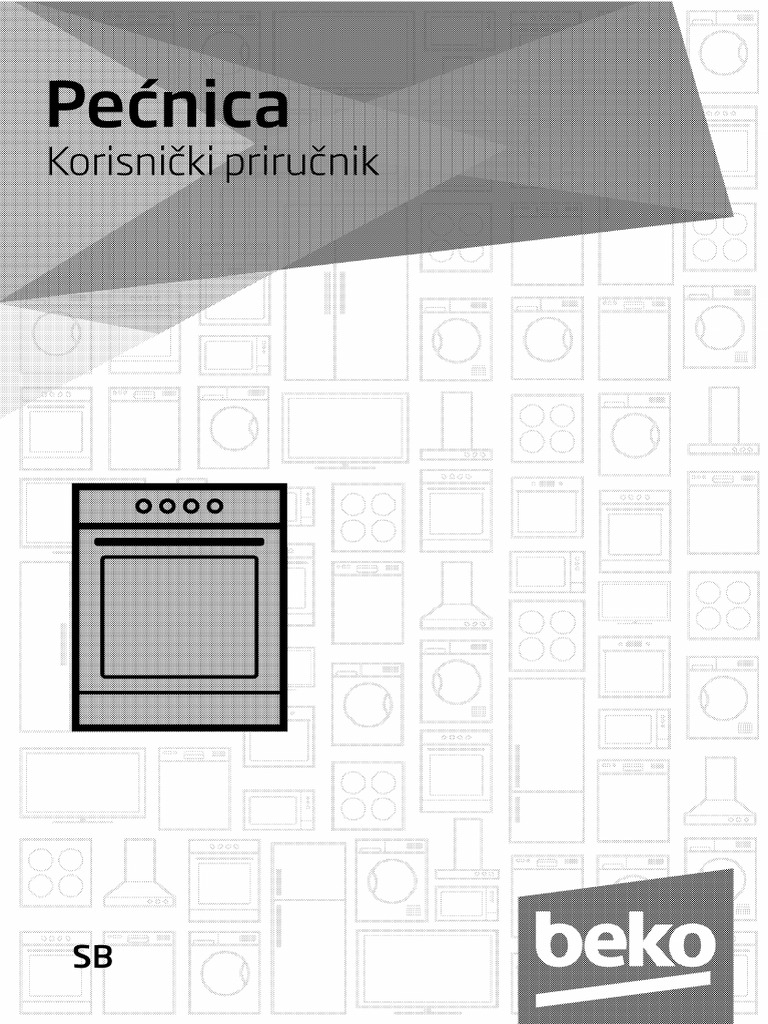 Sporet Beko FSE 64320 DW Uputstvo | PDF