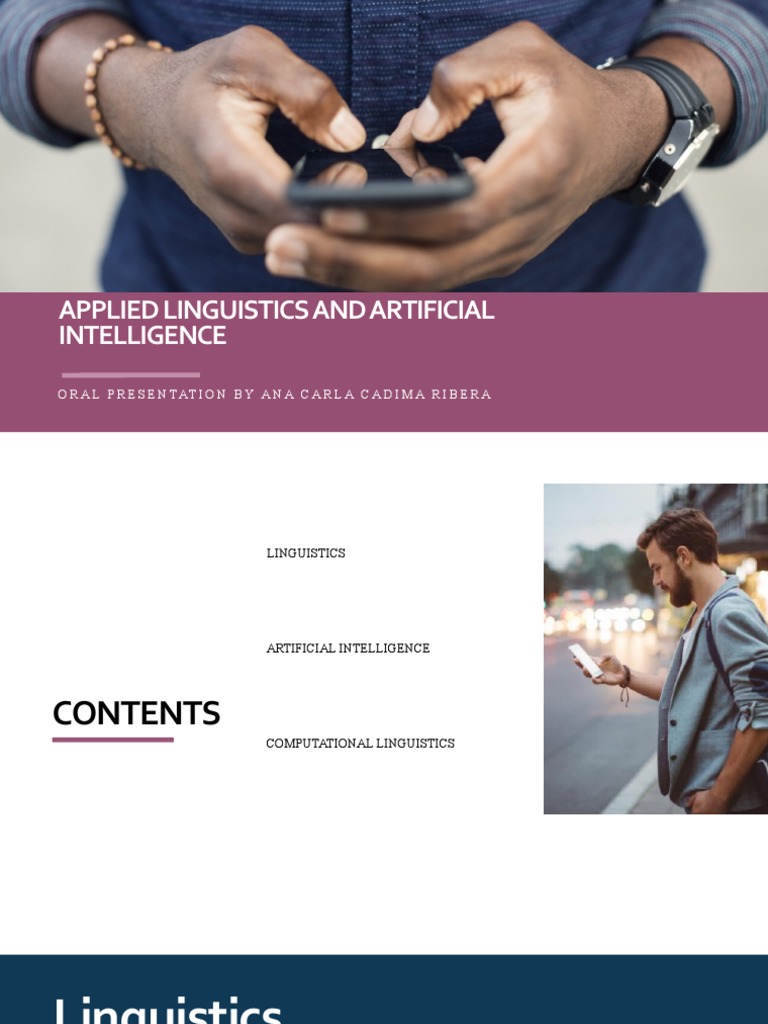 Applied Linguistics and Artificial Intelligence | PDF | Artificial ...