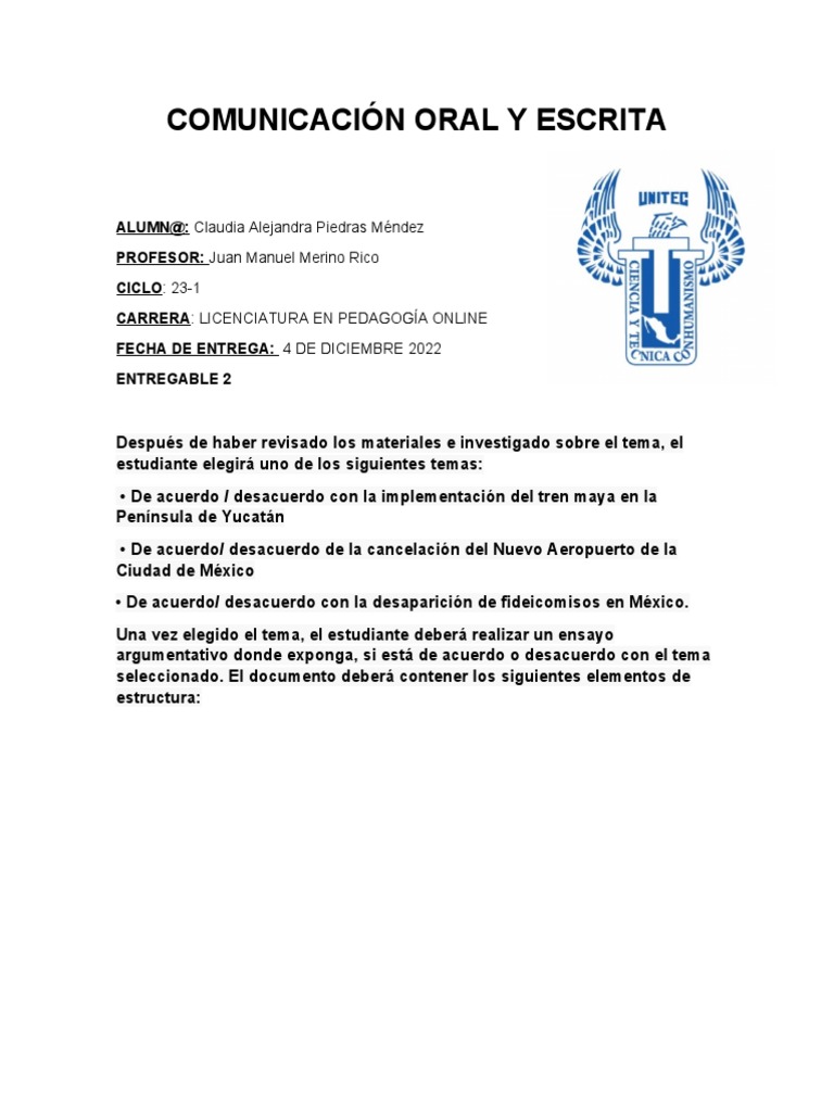 Ensayo Argumentativo sobre Temas Controversiales | PDF