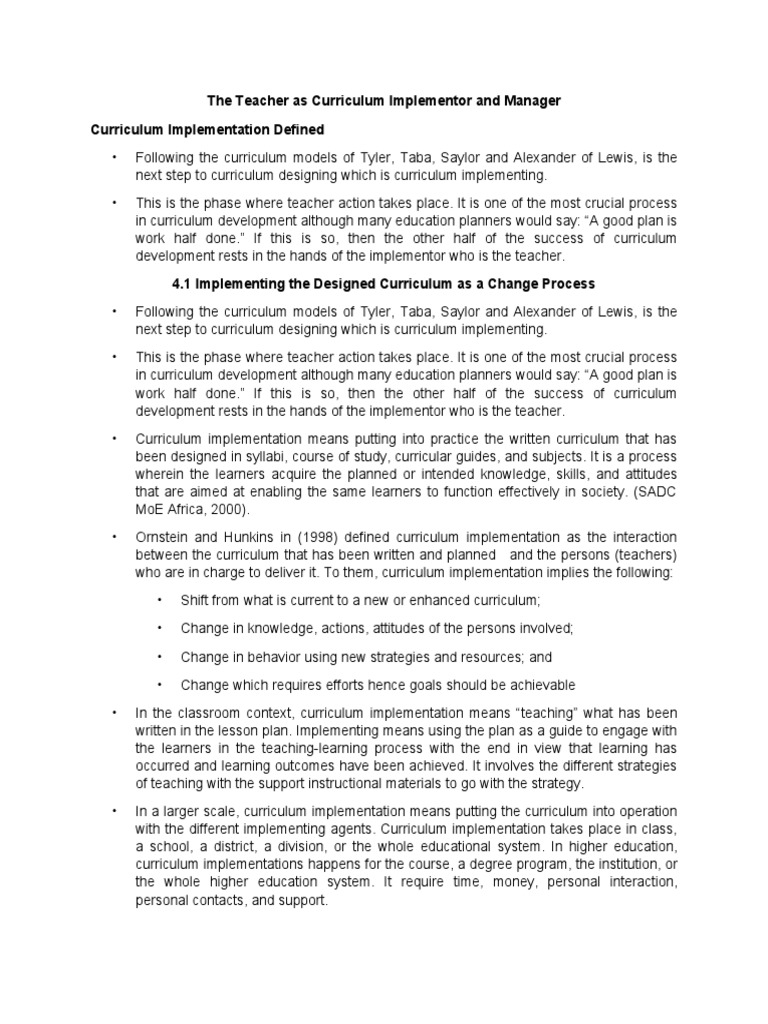 Foundation of Curriculum Module | PDF | Curriculum | Educational Technology