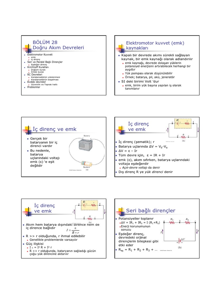 11 Hafta-Dogru Akim Devreleri | PDF