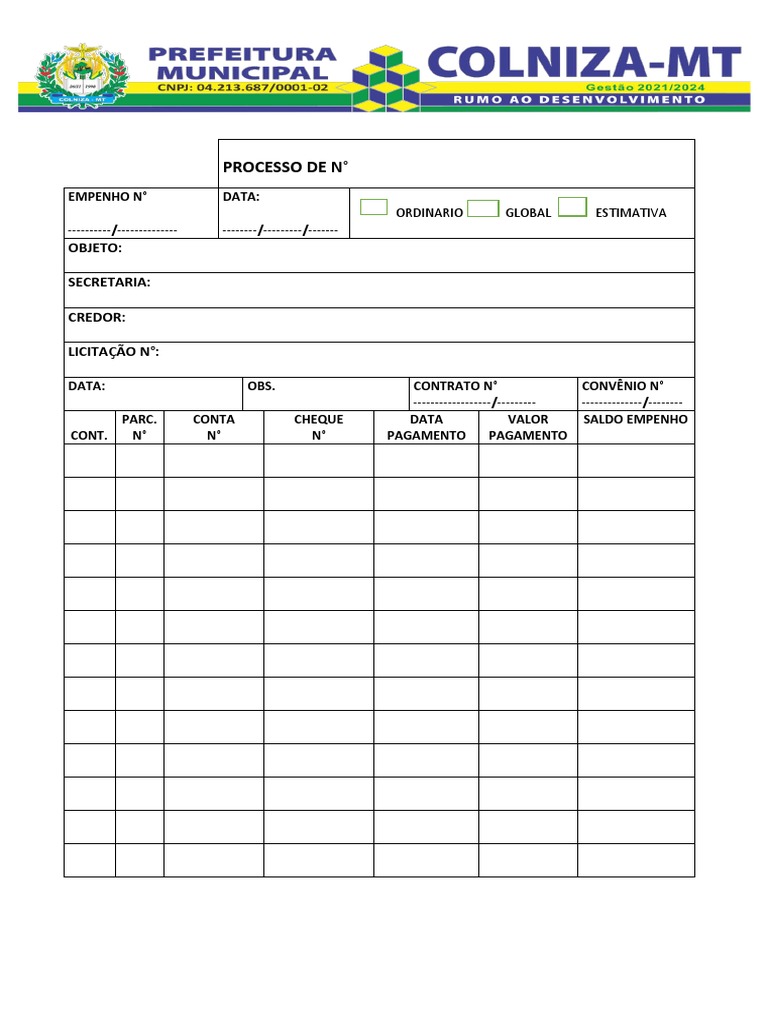 Capa de Processo | PDF