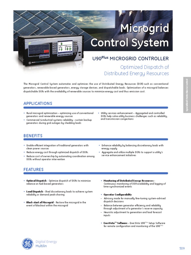 U90 Plus | PDF | Distributed Generation | Electrical Grid