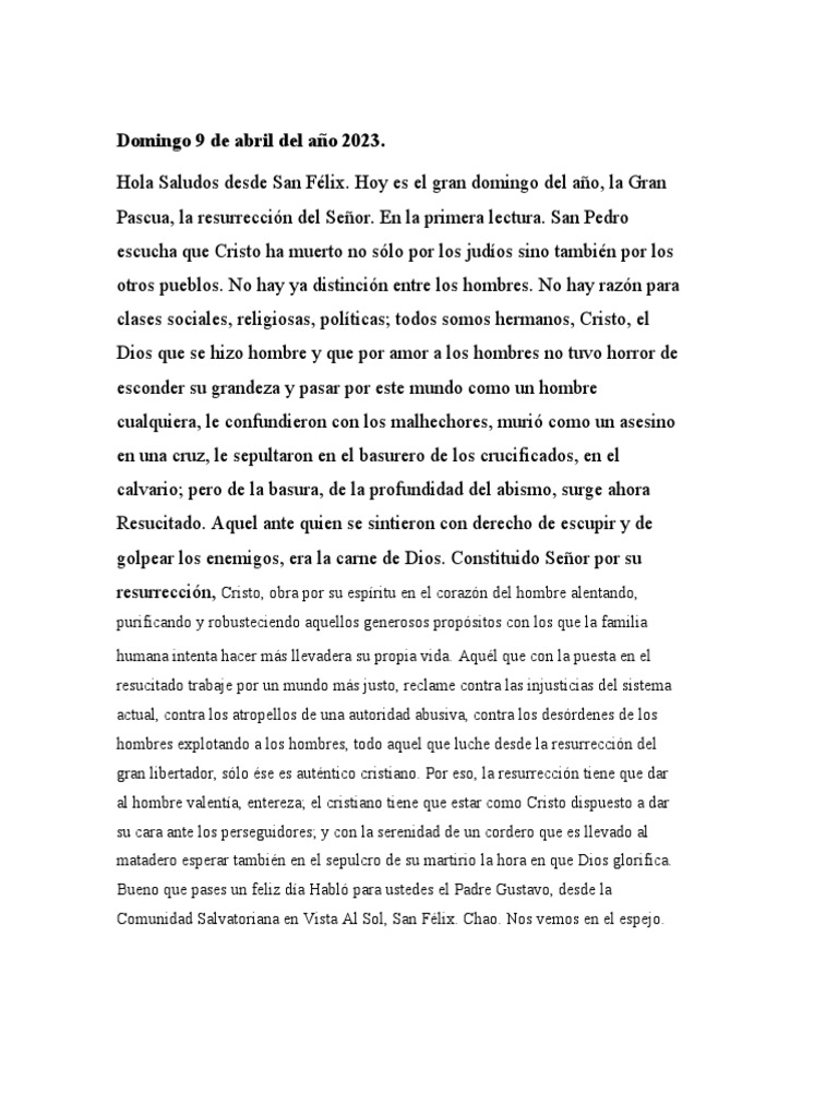 Gotita de Fe Del 9 de Abril Al 15 de Abril | PDF | La resurrección de Jesús | Jesús