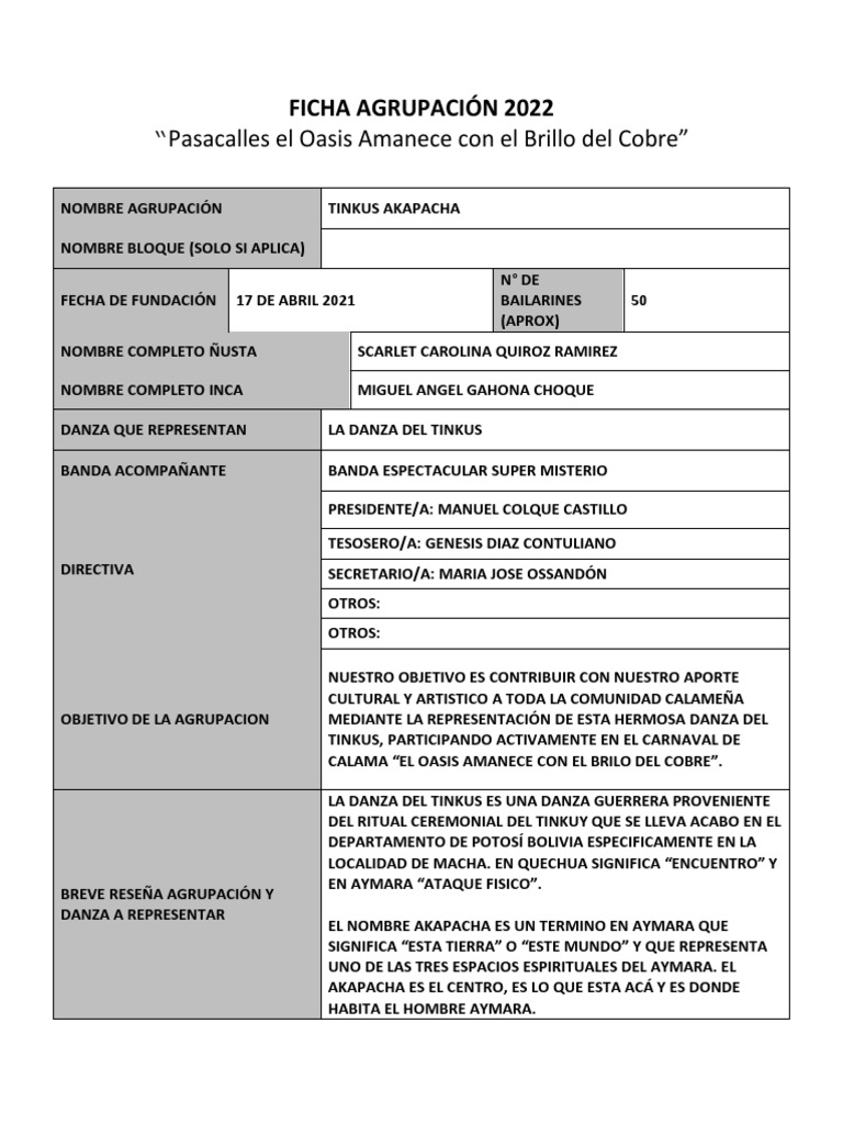Ficha Ejemplo 2 | PDF
