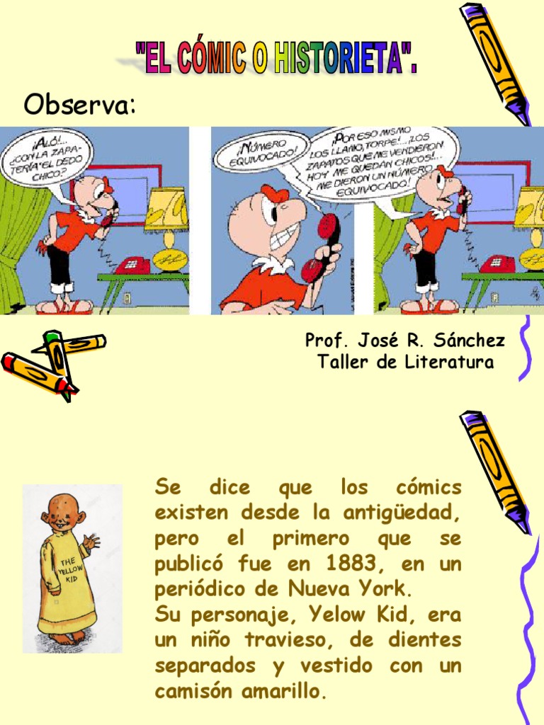 Características y Estructura del Cómic | PDF | Cómics