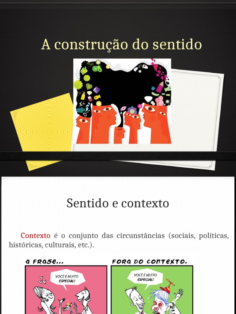 Aula 5 - A construção do sentido | PDF | Gatos | Informação