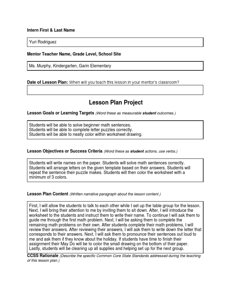 Lesson Plan q4 Yuri R | Download Free PDF | Lesson Plan | Syllable