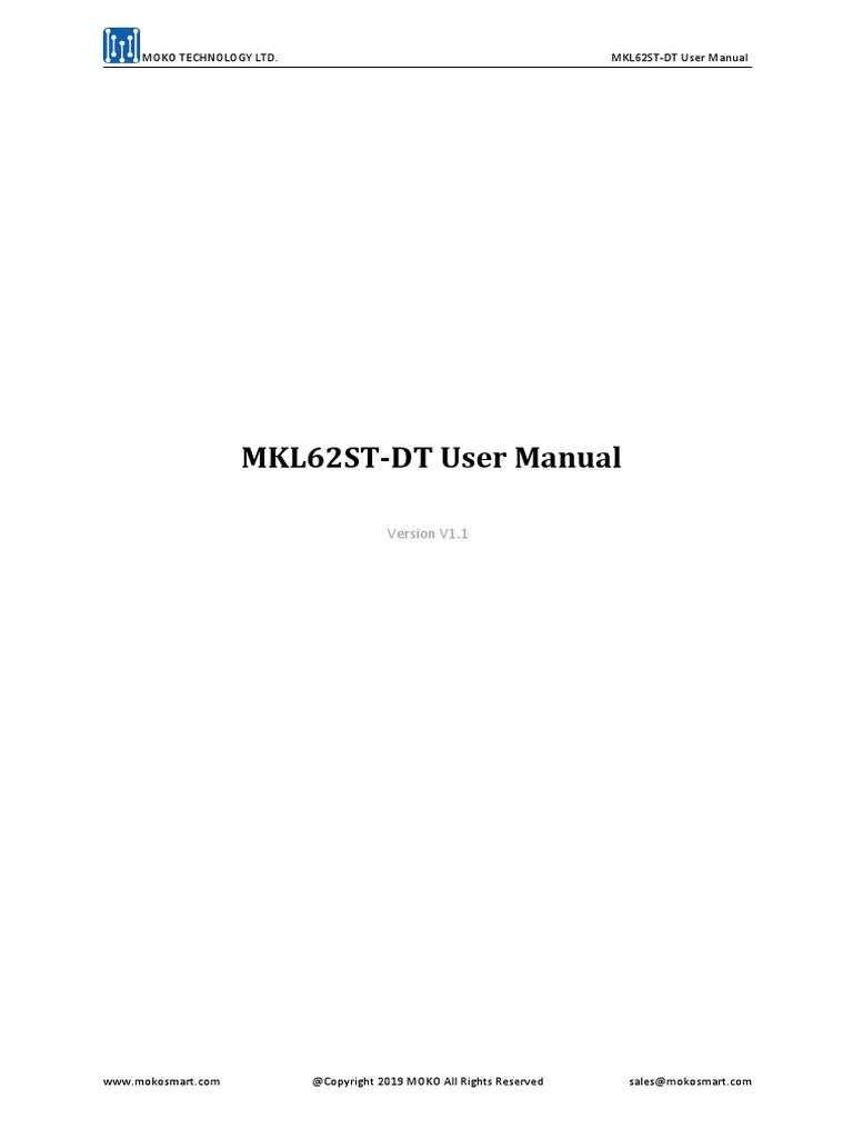 MKL62ST-DT User Manual V1.1 | PDF | Computer Network | Usb
