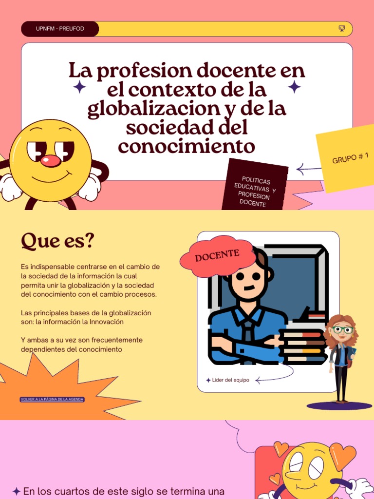 La Profesion Docente en El Contexto de La Globalizacion y de La Sociedad Del Conocimiento | PDF ...