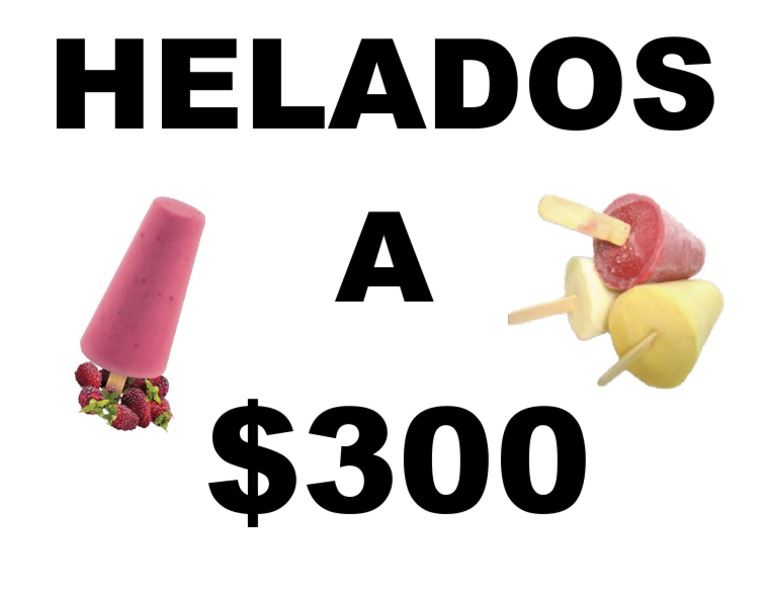 Letrero Helado | PDF