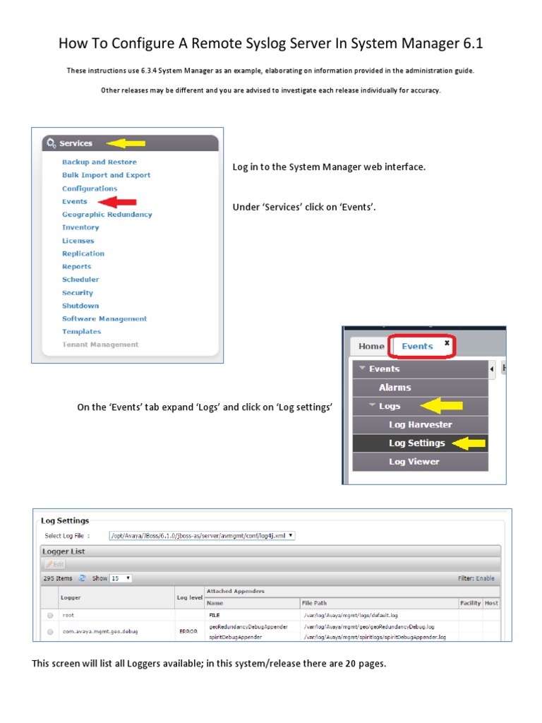 How To Configure A Remote Syslog Server | PDF | Information Technology Management | Computer ...