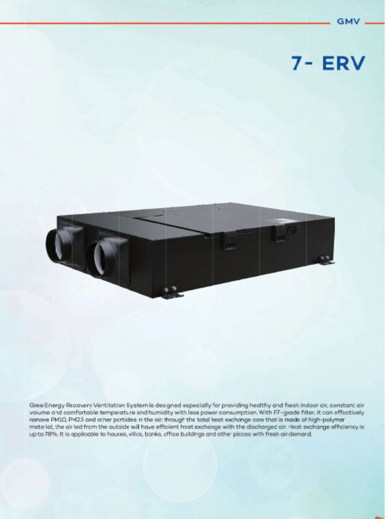 Gree ERV | PDF