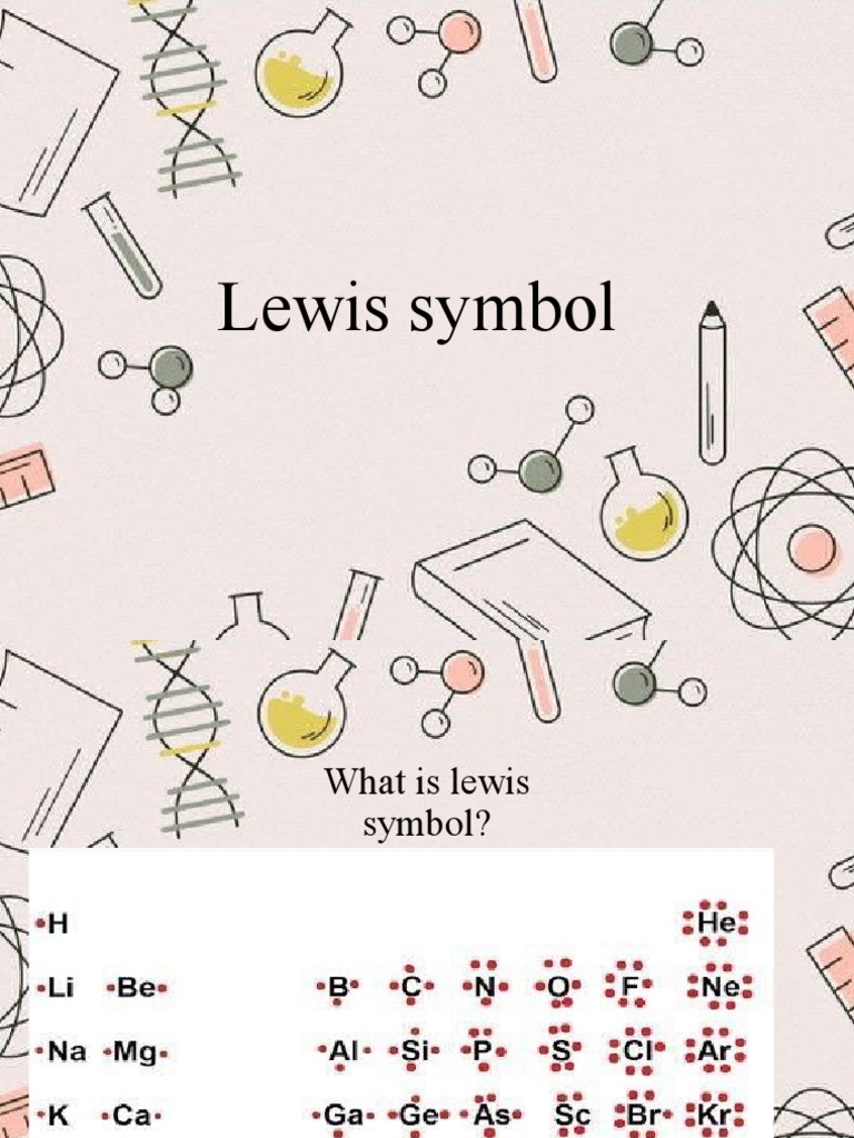 Lewis Symbol | PDF | Chemical Bond | Ion