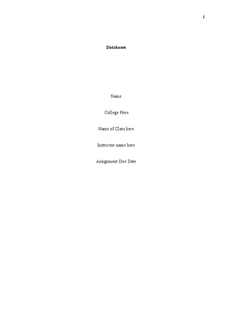 Databases Edited Pdf Databases Relational Database