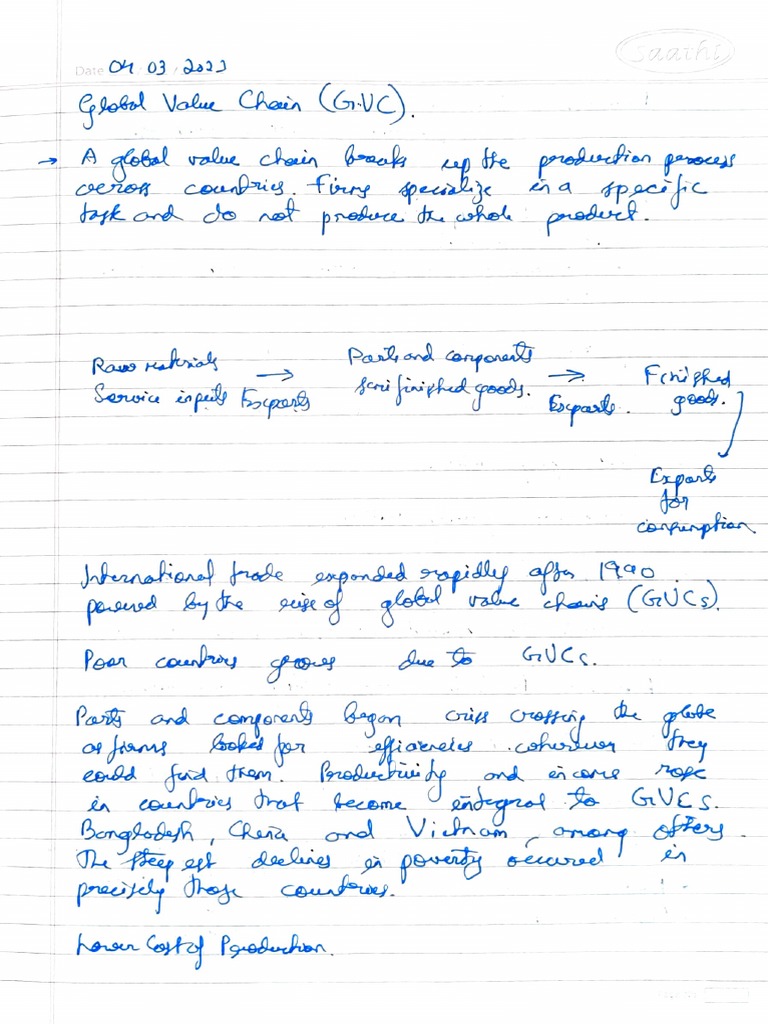 8401 04-Mar-2023 FMS Global Business Management Notes | PDF