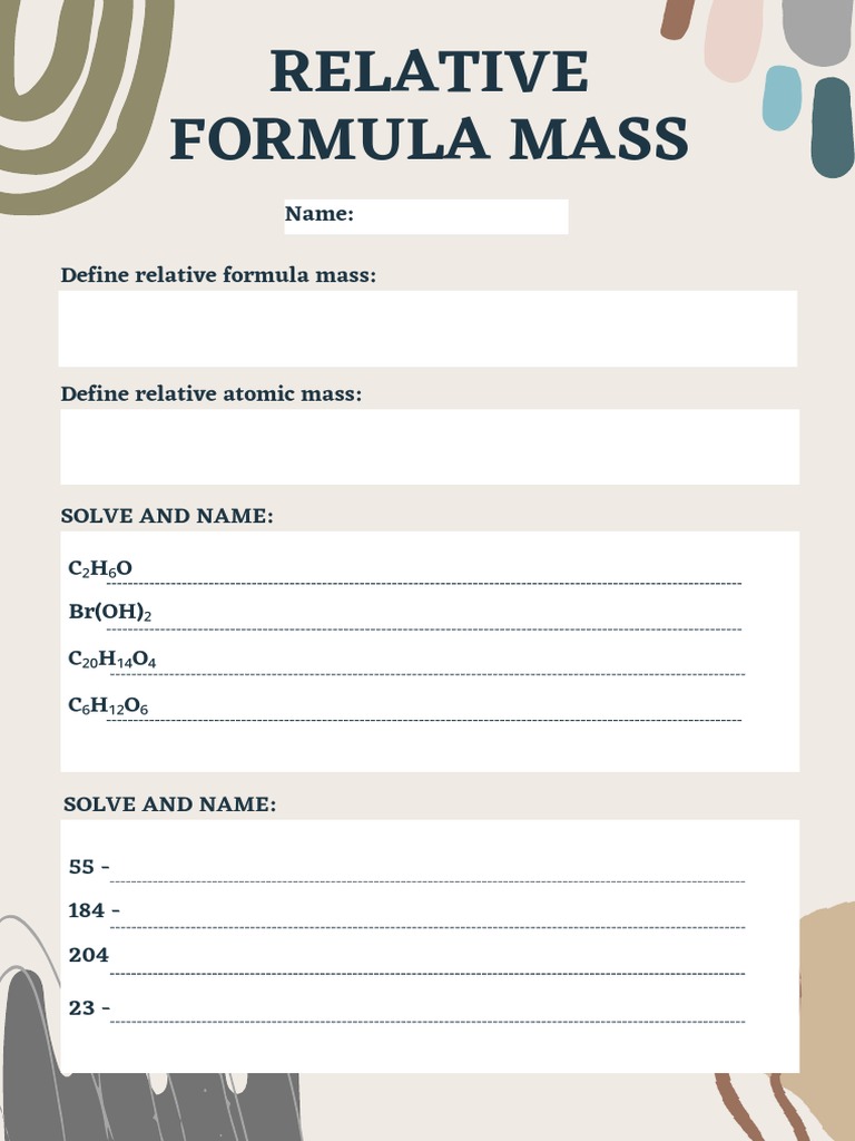 Colorful Decorative Aesthetic Daily Goal Worksheet Planner | PDF