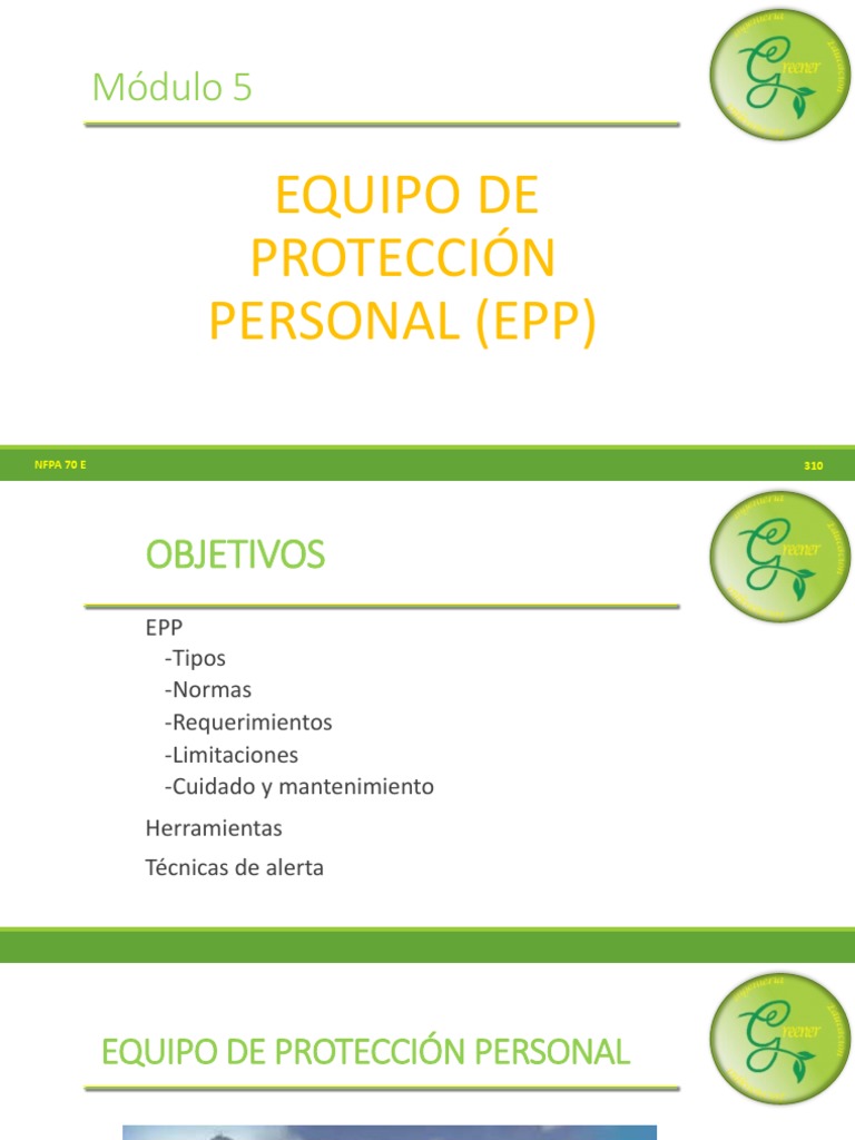 Módulo 05 - Seguridad NFPA 70E | PDF | Ropa | Prenda interior