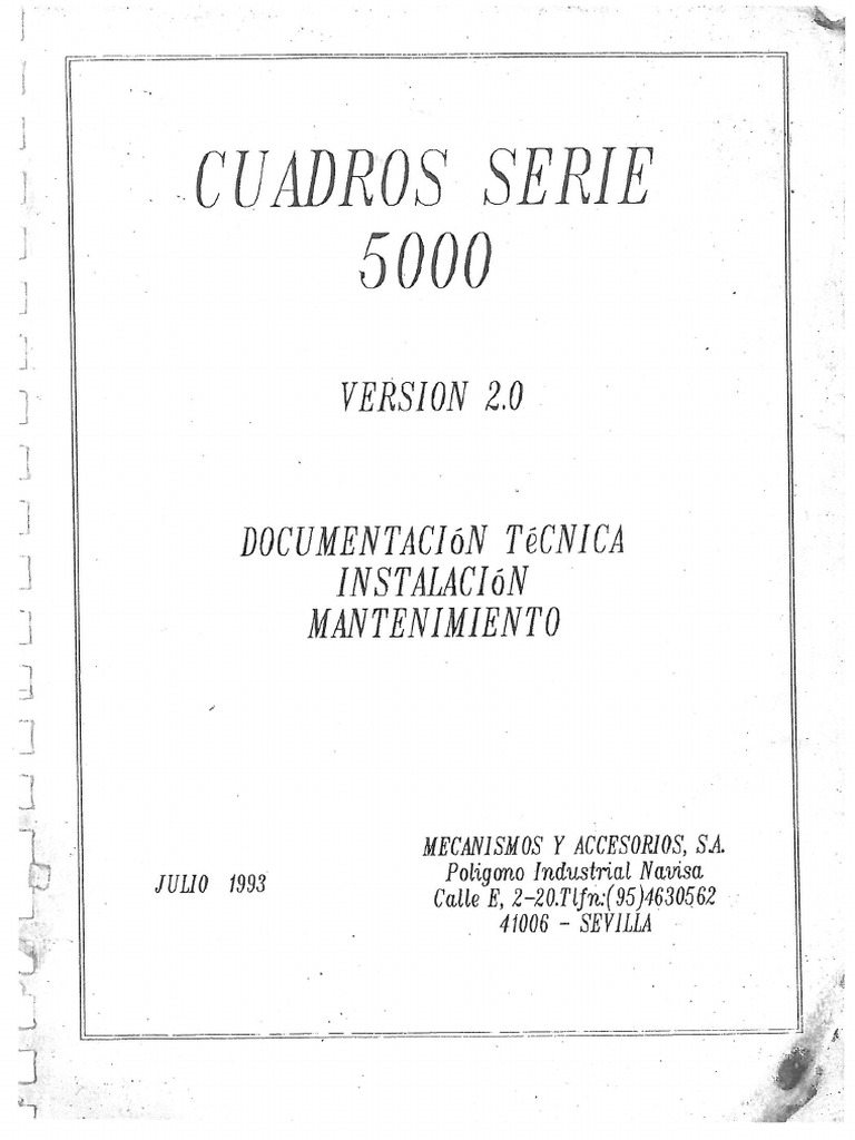 Mac M5000 | PDF