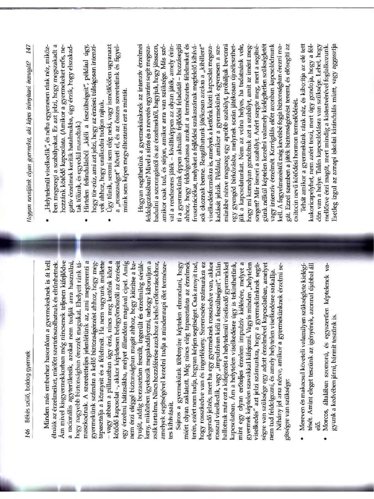 Markham Laura Békés Szülő, Boldog Gyermek - 2 | PDF