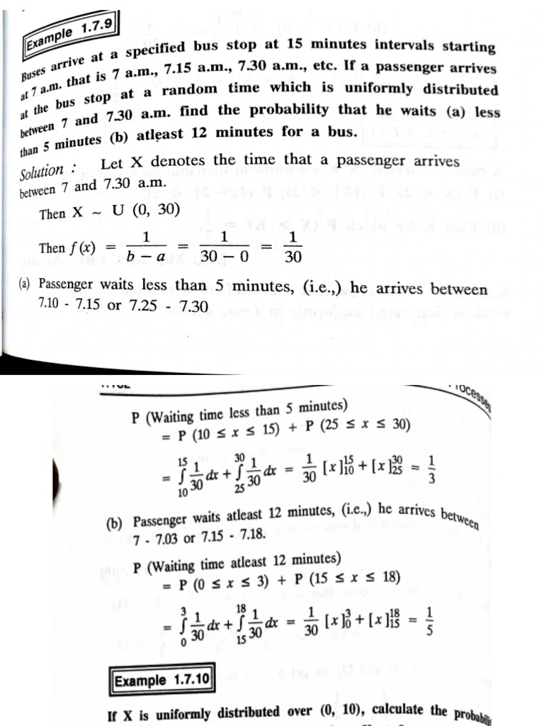 Uniform Distribution | PDF