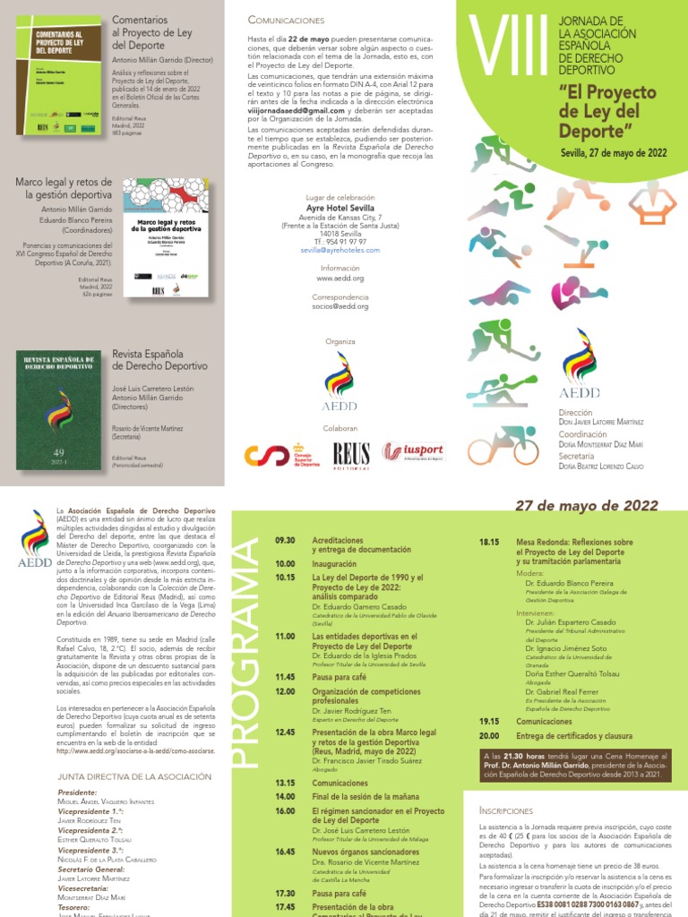 VIII Jornadas Triptico | PDF | España