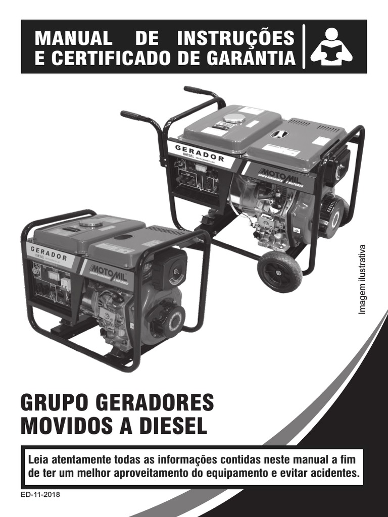 Manual Motogerador - Laboratório - Motores | PDF | Motores | Fonte de ...