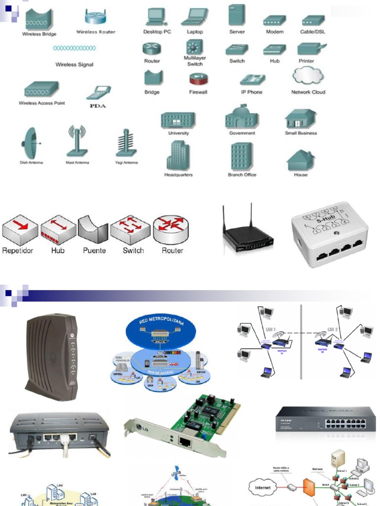 Componentes Red y Tipos | PDF