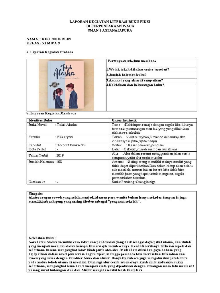 Laporan Kegiatan Literasi Buku Fiksi | PDF | Agama & Spiritualitas | Puisi