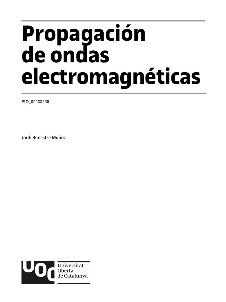 Propagación de Ondas Electromagneticas | PDF | Olas | Longitud de onda