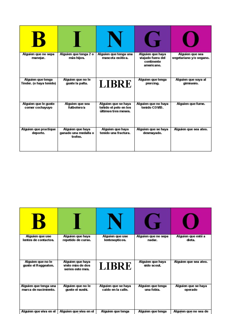 Bingo Rompe Hielo | PDF | Comida y bebida