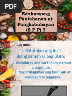 Uri NG Pang-Abay (Panggaano, Panang-Ayon, Pananggi, Pang-Agam) | PDF