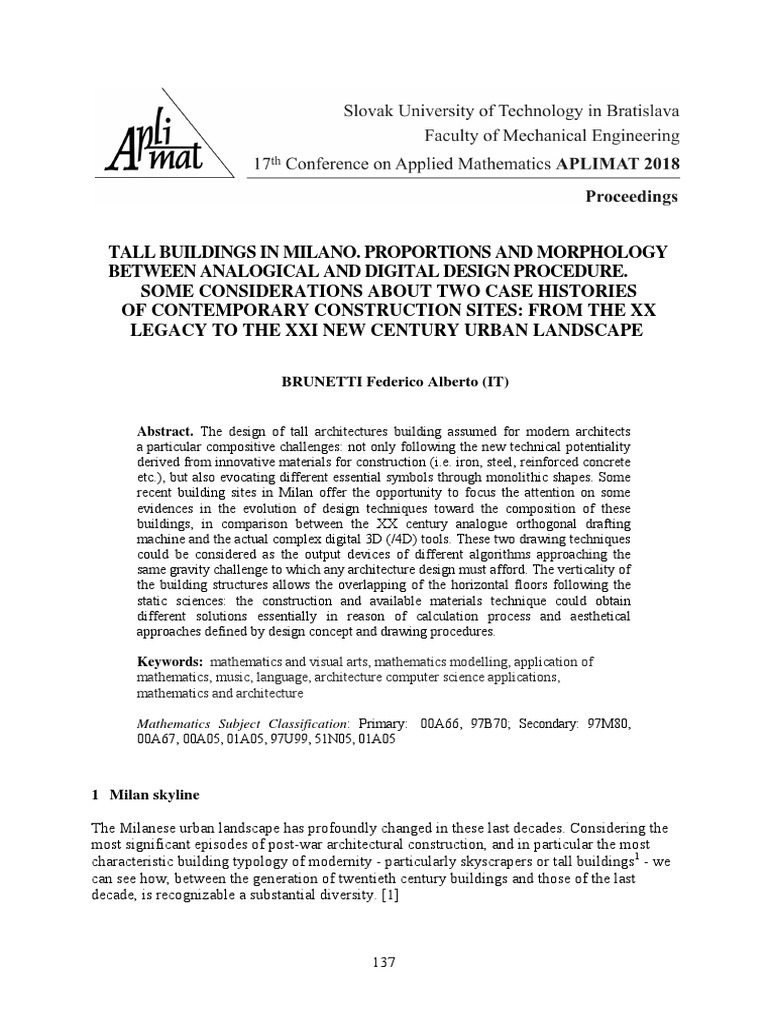 Tall Buildings in Milano | PDF | Virtual Reality