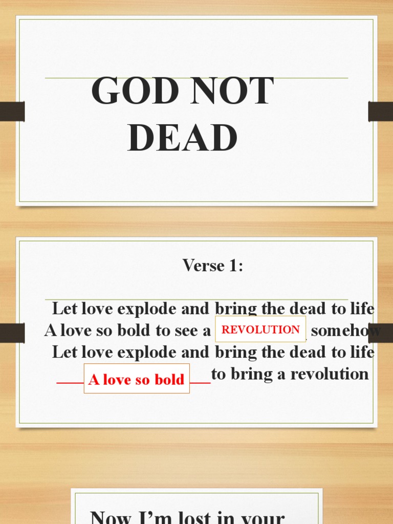 God Is Not Dead | PDF