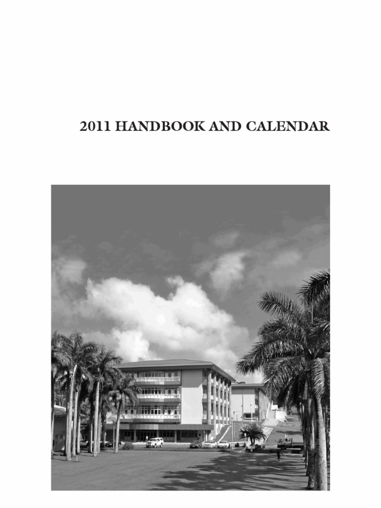2011 Handbook Calendar v1 | PDF | Academic Term | Postgraduate Education