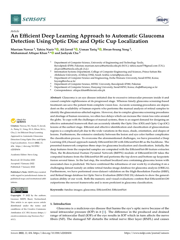2022 - Nawaz - An Efficient Deep Learning Approach To Automatic ... 2022 - Nawaz - An Efficient Deep Learning Approach To Automatic ...