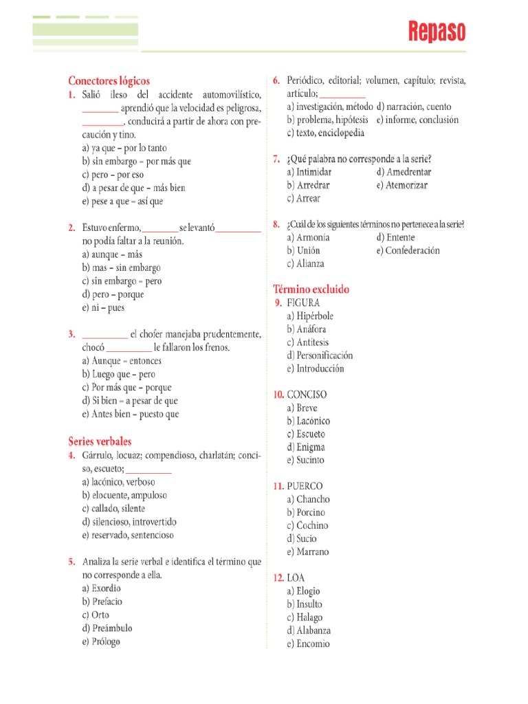 Repaso - 3-4 Sec | PDF