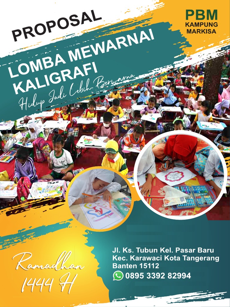 Proposal Lomba Mewarnai Kaligrafi | PDF