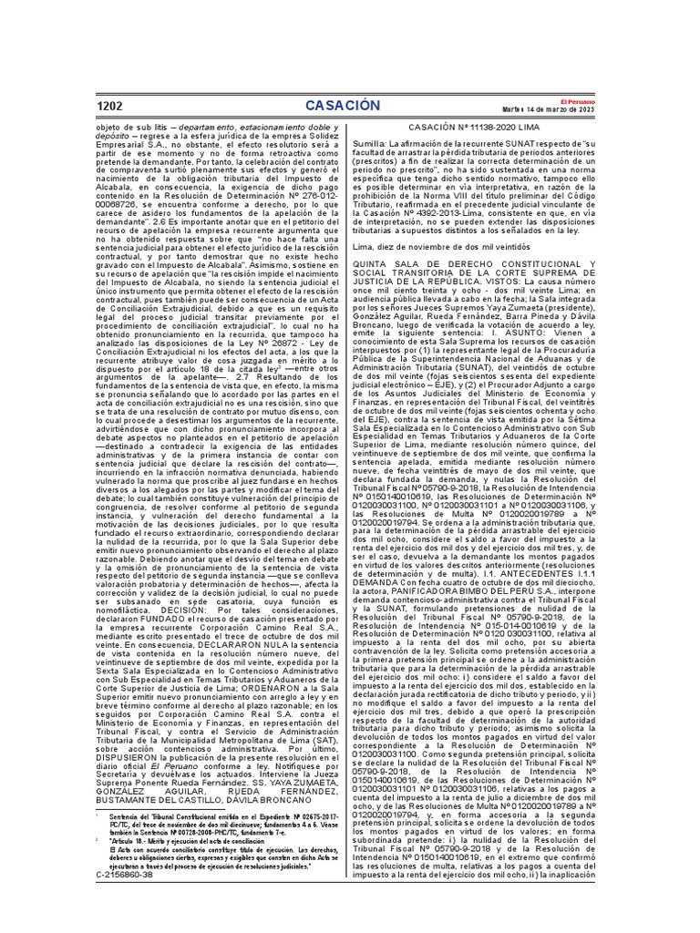 Casaci N 1680208562 | PDF | Debido al proceso | Sentencia (ley)