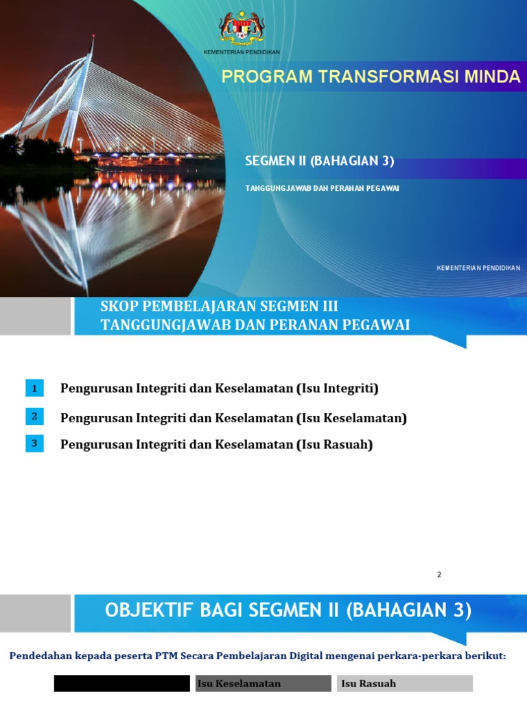 Program Transformasi Minda: Segmen Ii (Bahagian 3) | PDF