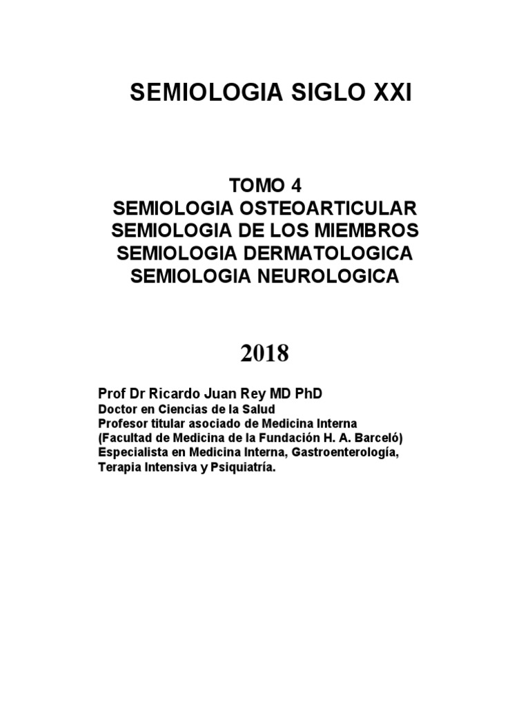 Libro Semio Siglo Xxi Tomo 4 | PDF | Dolor lumbar | La columna vertebral