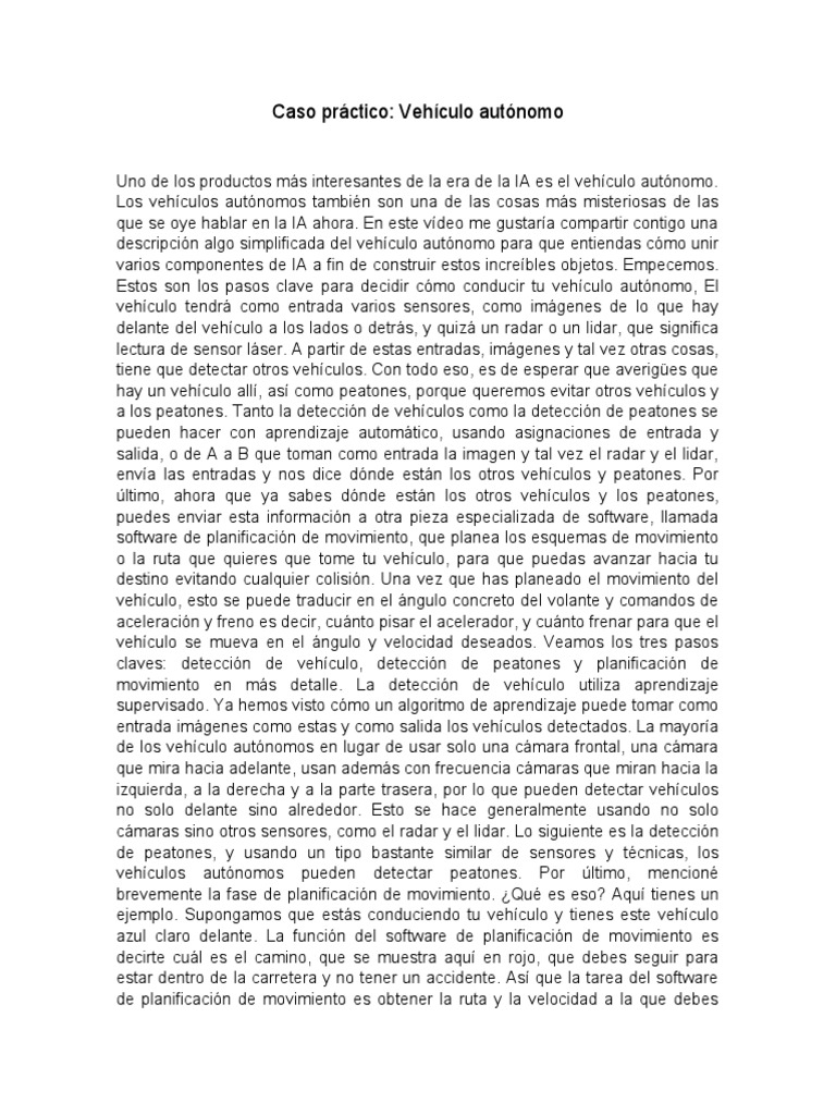 Caso Práctico | PDF | Inteligencia artificial | Inteligencia (IA) y semántica