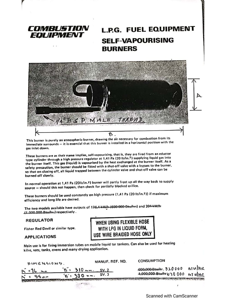 SV Burner | PDF