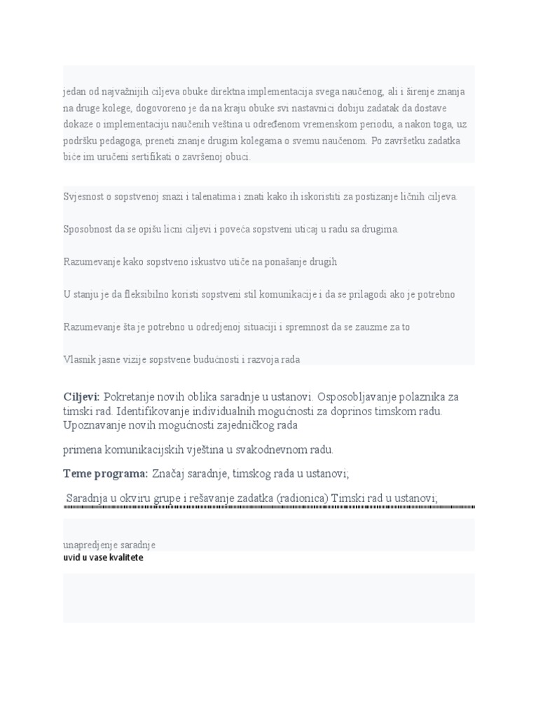 Tekst Za Radionicu Soft Skills | PDF