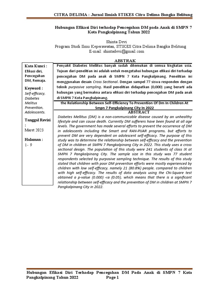 Manuskrip Shinta Devi Revisi | PDF | Causes Of Death | Disorders Of Endocrine Pancreas